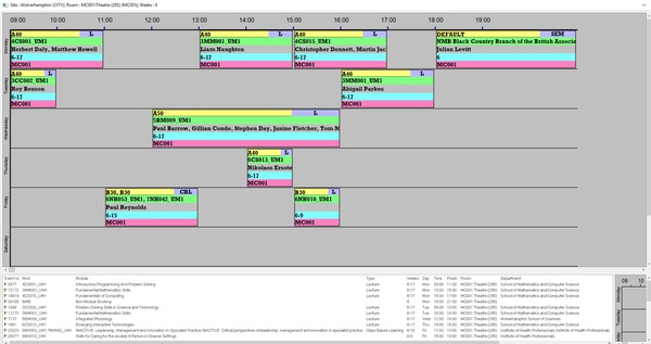 Central Timetabling Unit - University of Wolverhampton