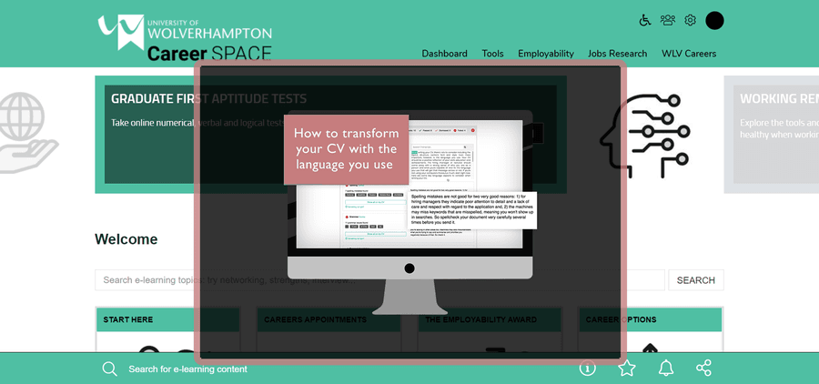 CV360 - University of Wolverhampton
